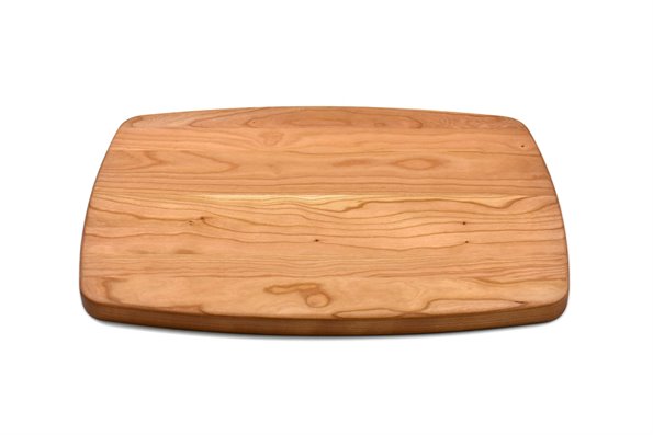Large Curved Wood Cutting Board with Rounded Corners
