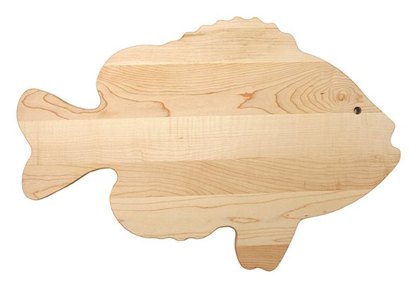 Fish shaped cutting board