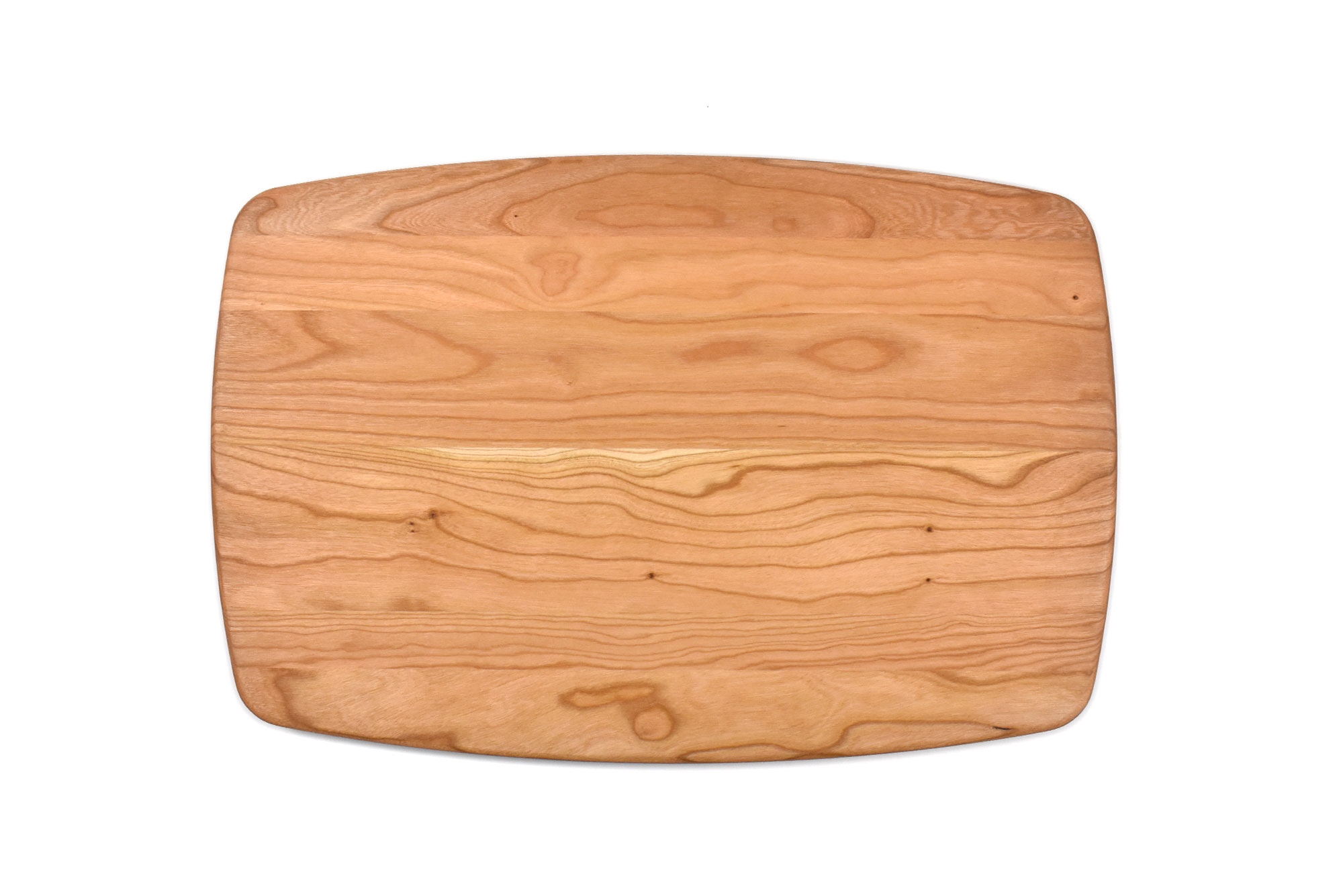 Large Curved Wood Cutting Board with Rounded Corners